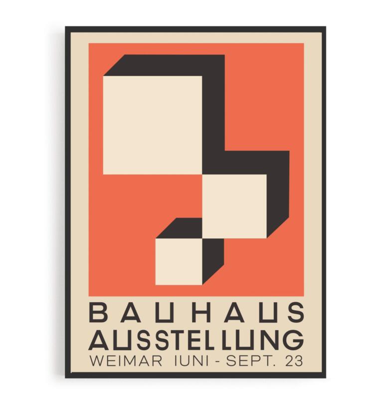 Bauhaus Ausstellung Plakat Poster 1923 Weimar - Wunderwand